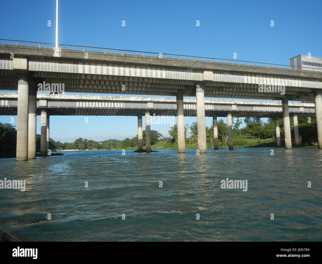 A construction project focused on riprap installation along the ...