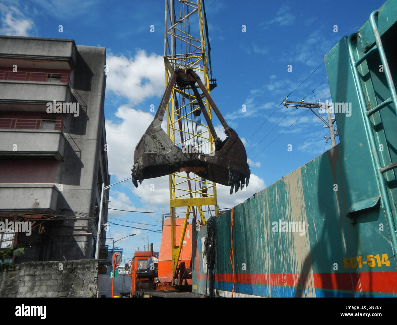 This image shows the Estero de Sunog Apog and Estero de Maypajo rivers ...
