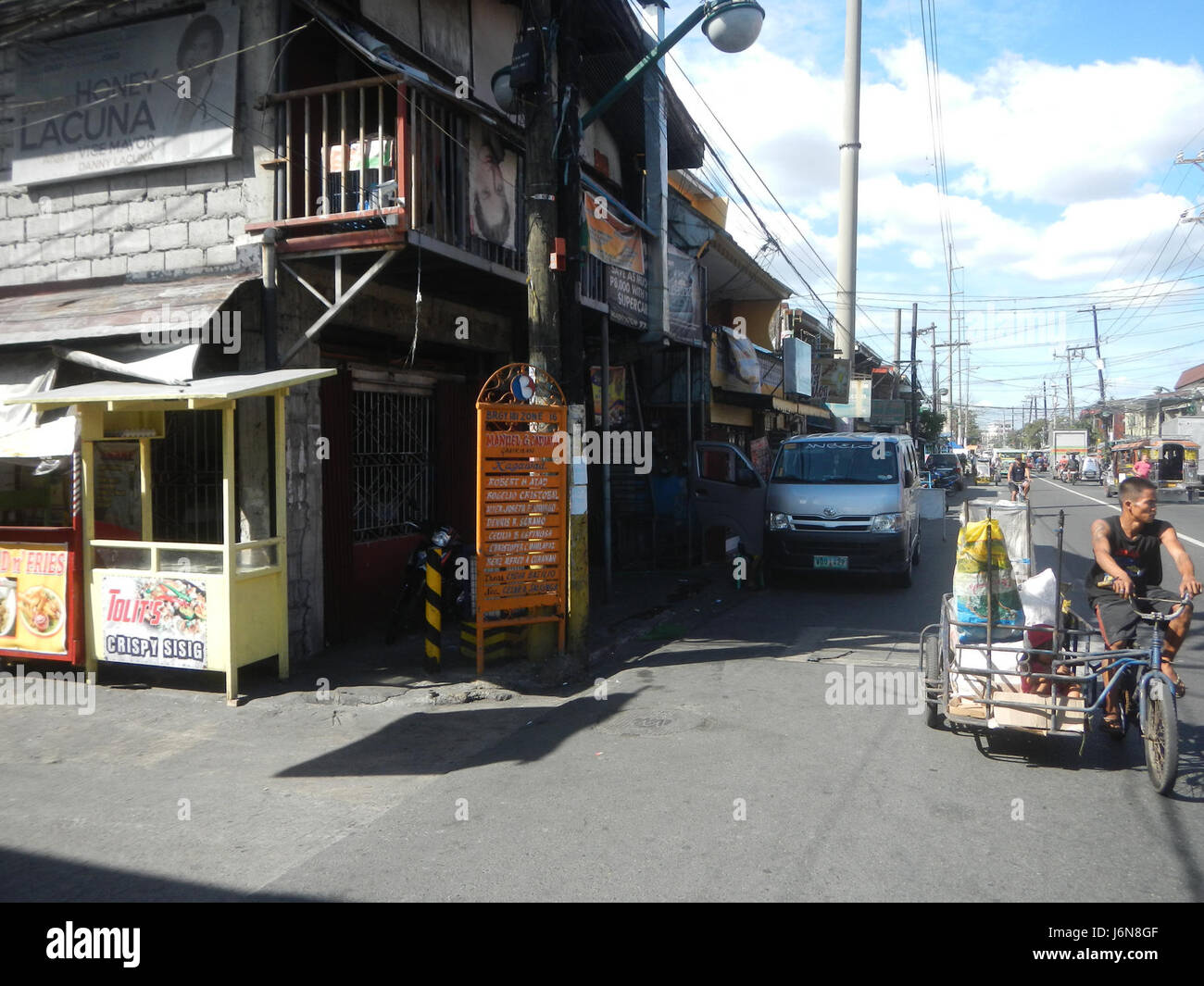 This reference points to San Roque Supermarket in Gagalangin, Tondo, Manila, located along Juan ...