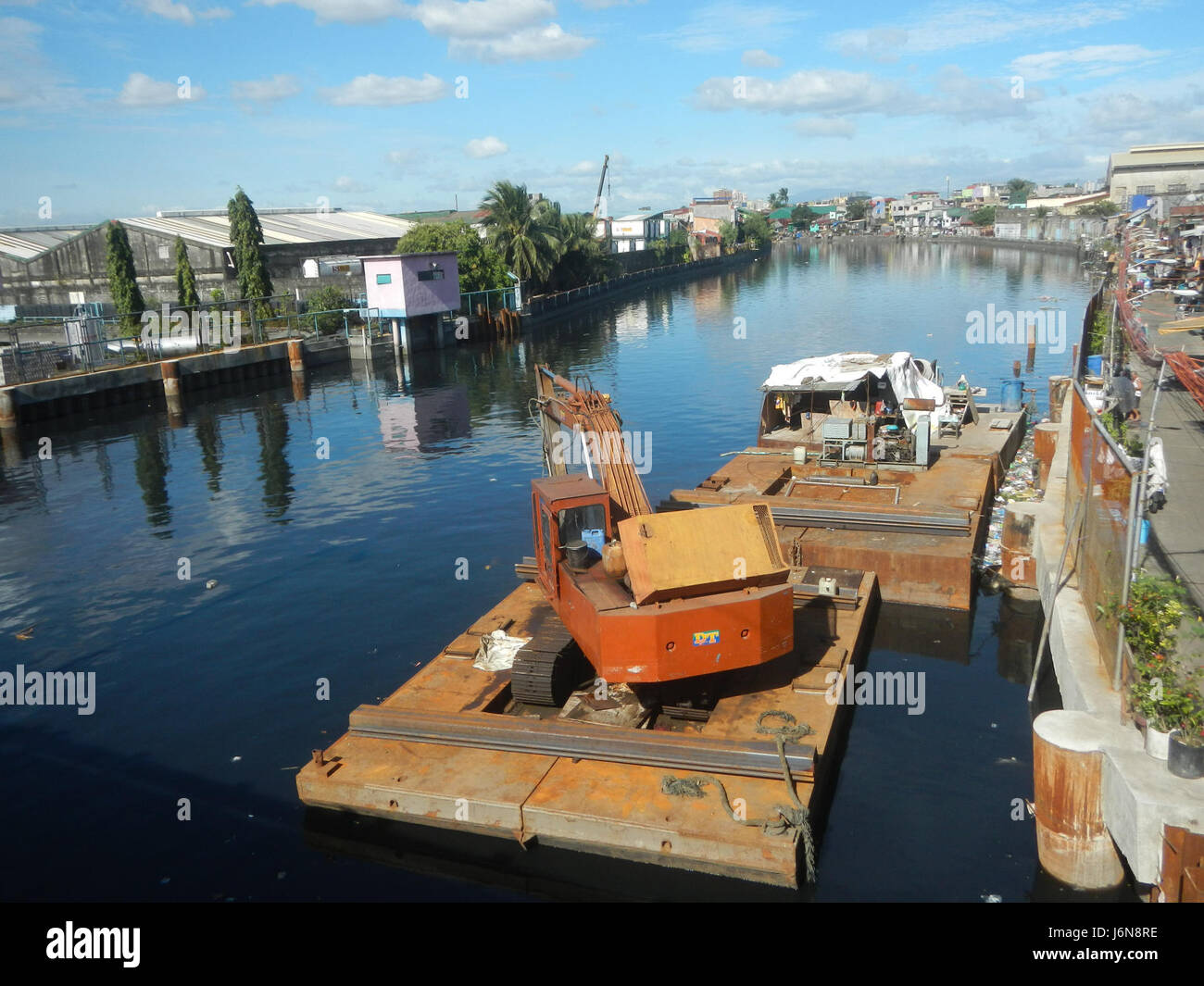 The Station Del Fierro Street Bridge in the Balut area of Tondo, Manila ...