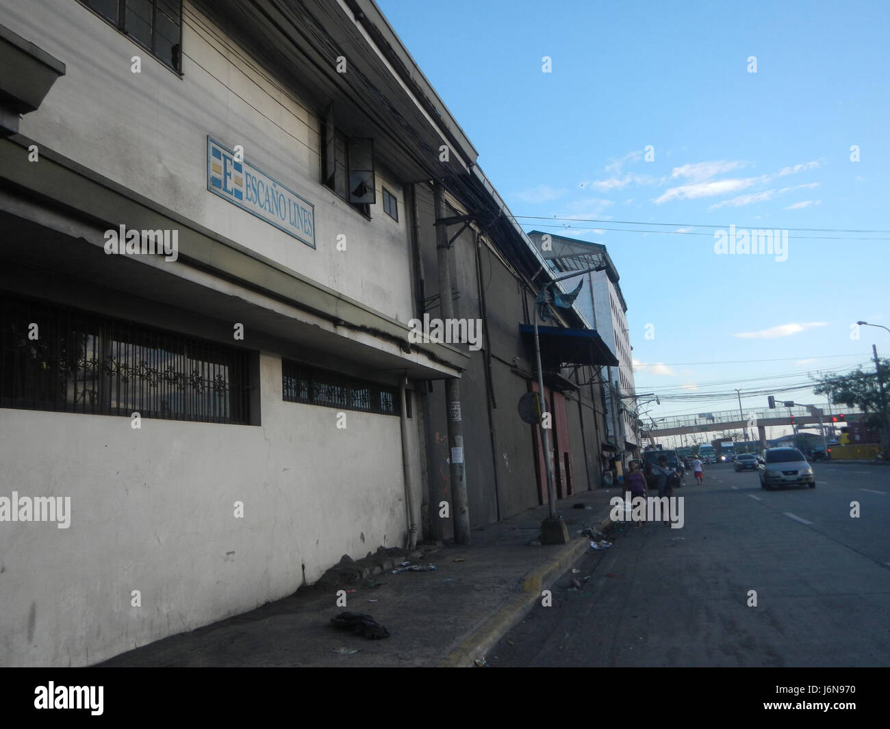 This pedestrian footbridge, located near Pier 18 C-2 and Marcos Road in ...