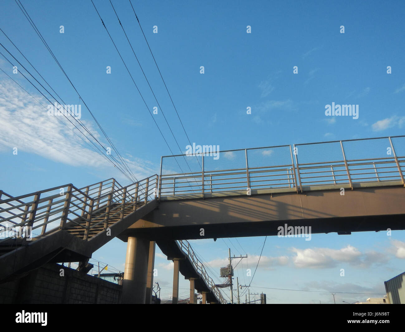 The 0715 Pedestrian Footbridge, located along Capulong Marcos Road ...