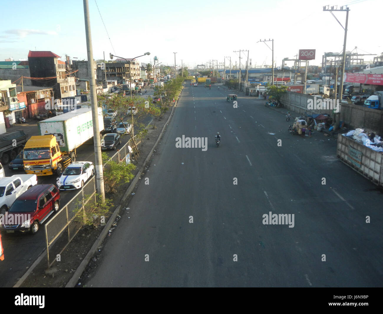 The pedestrian footbridge located at Capulong Marcos Road, Tondo ...