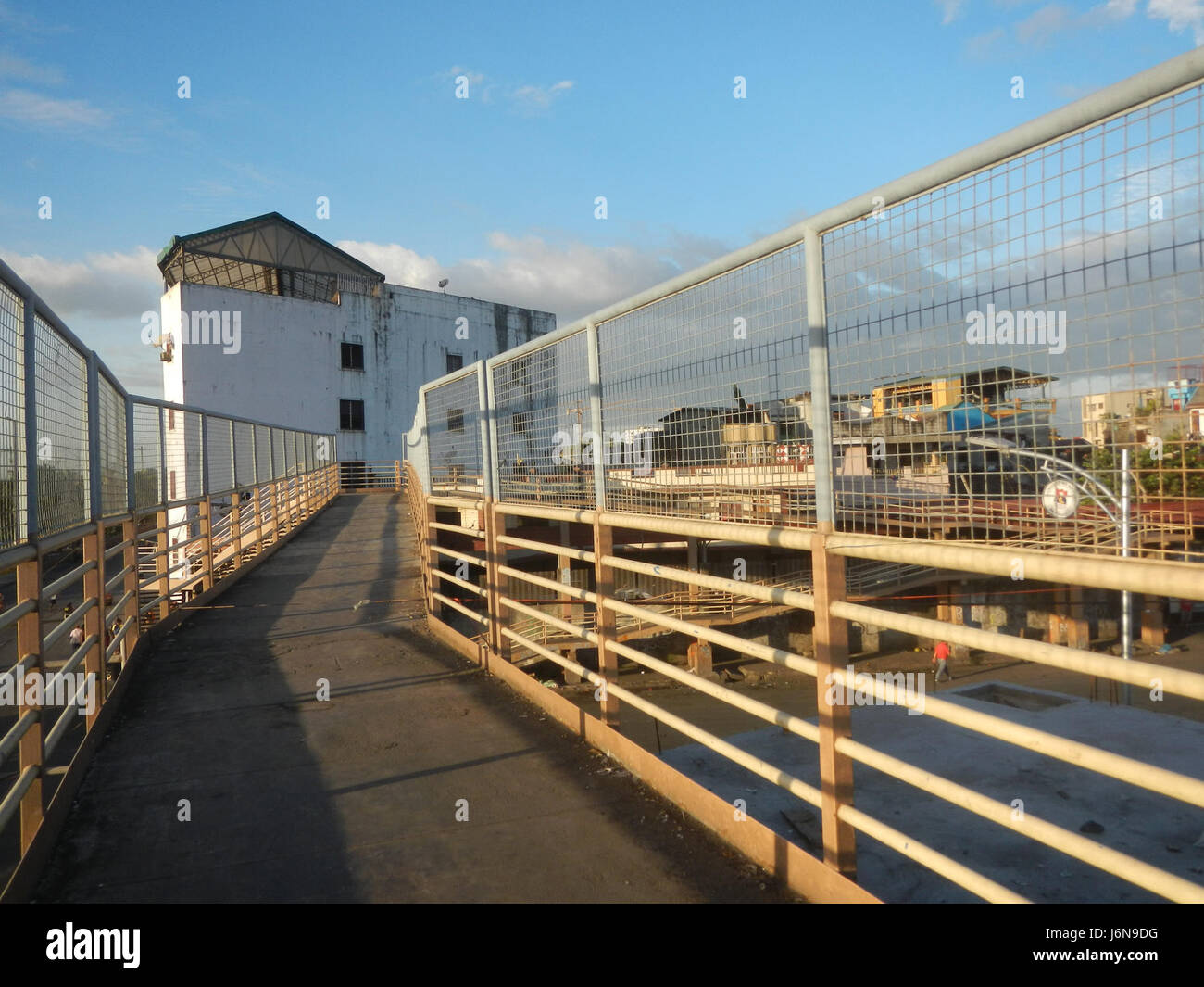 This image shows the pedestrian footbridge located at C-2 Capulong ...