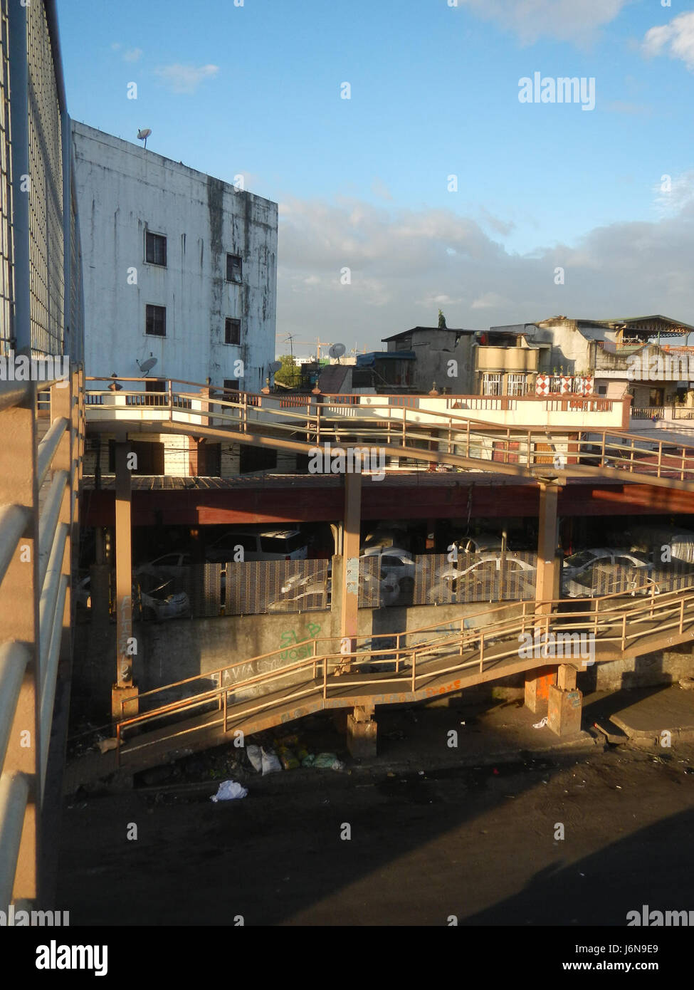 This image shows the pedestrian footbridge at Capulong along Marcos ...