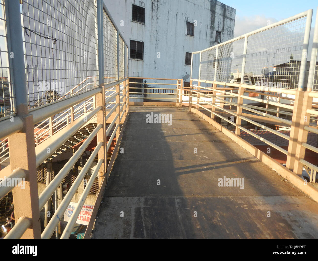 Pedestrian footbridge located on hi-res stock photography and images ...