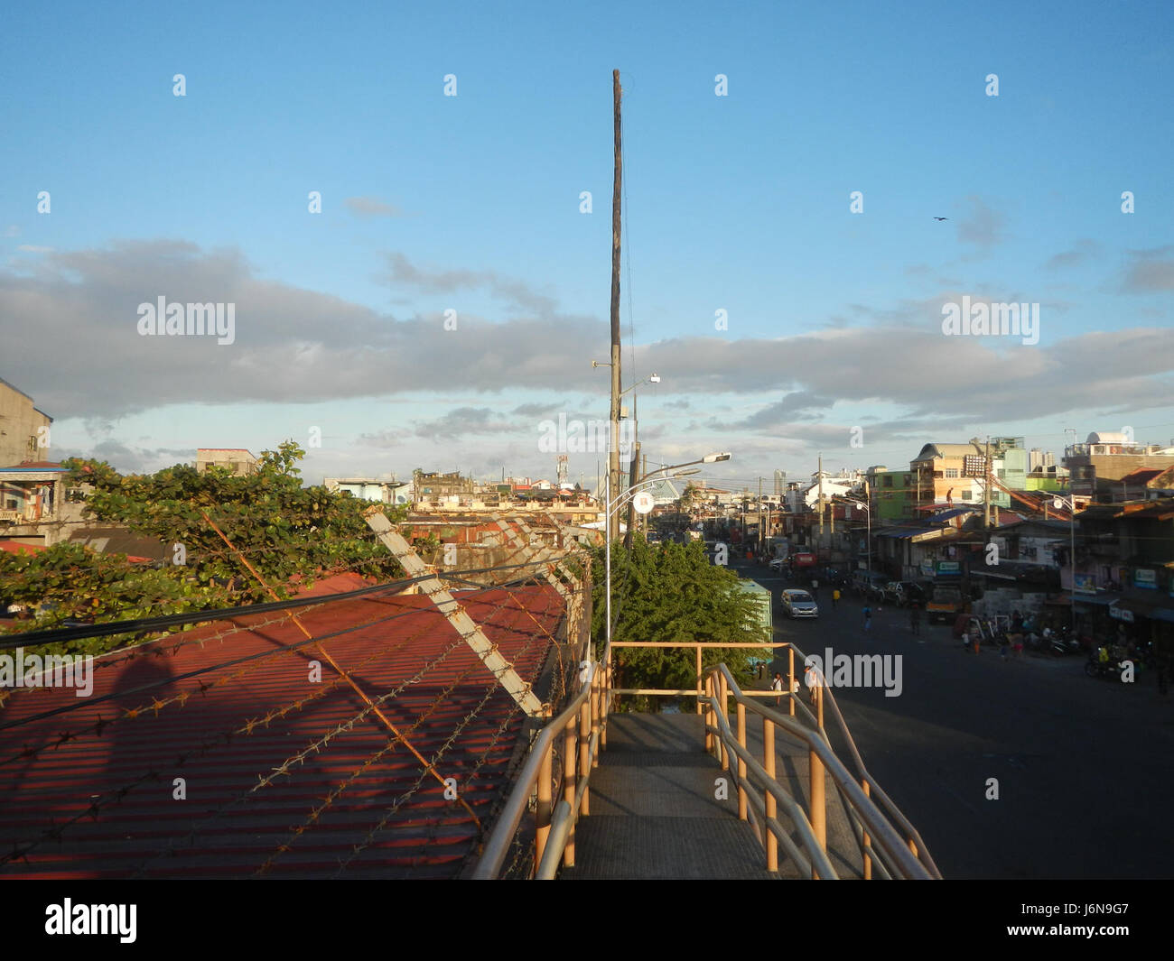 This pedestrian footbridge, located at Capulong Marcos Road Radial Road ...