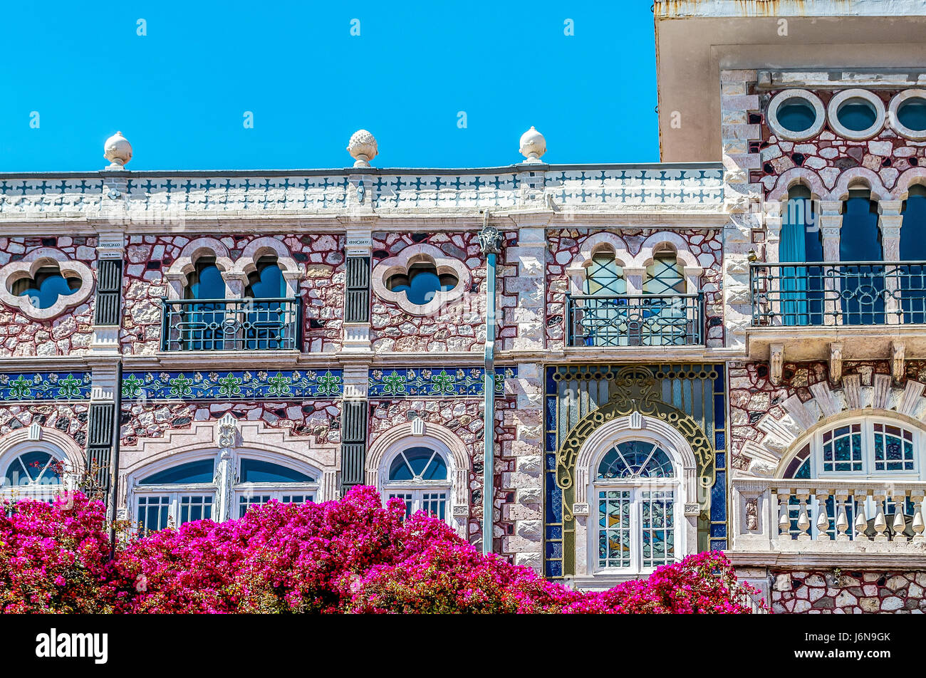 Facade beautiful historic buildings blue hi-res stock photography and ...