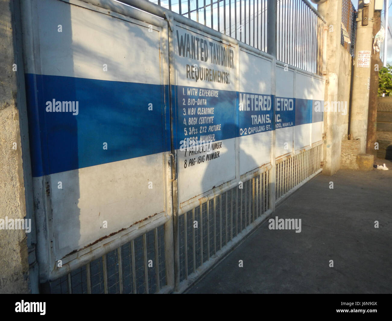 A photograph or description of the pedestrian footbridge located at C-4 ...