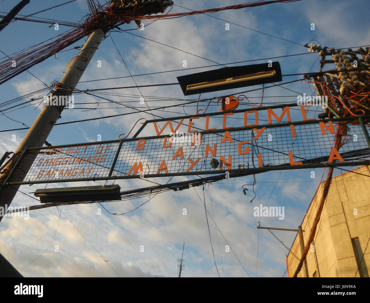 A pedestrian footbridge located on Capulong Marcos Road in Tondo ...