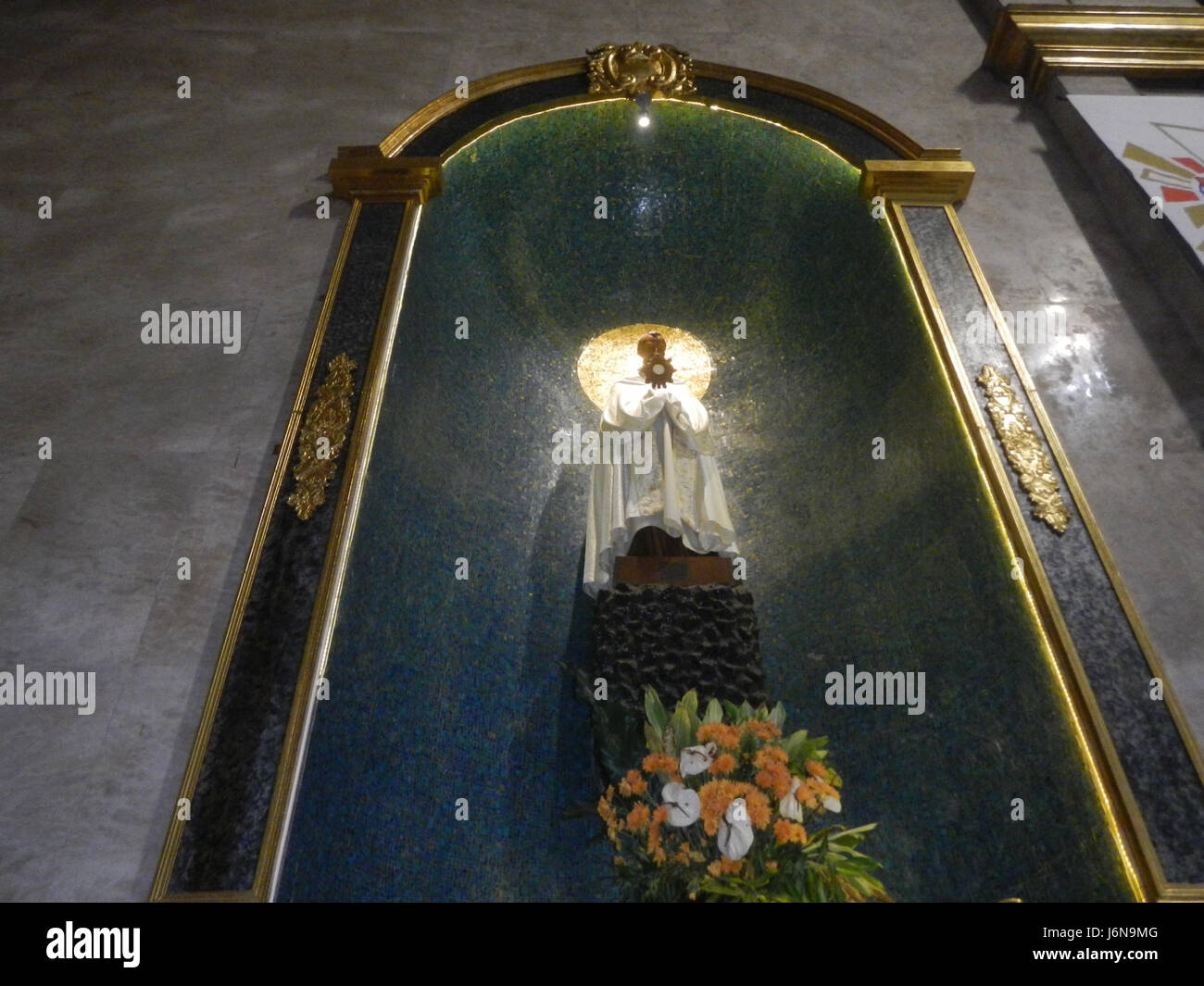 The statue of Our Lady of the Pillar, created by Pierre-Julien Eymard ...