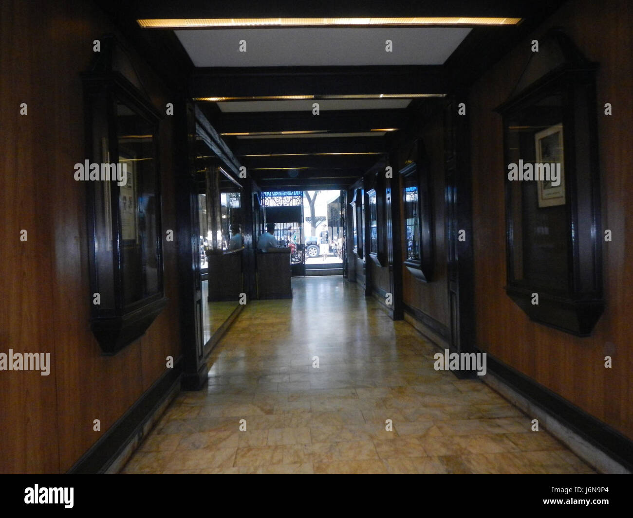The interior of the Regina Building, located on Escolta Street in ...