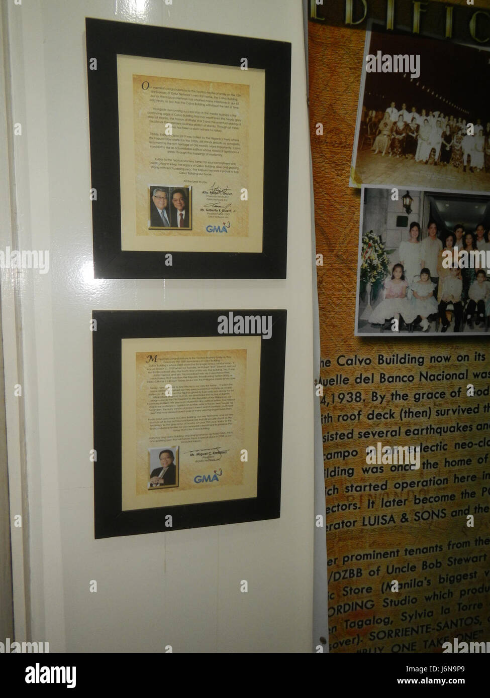 The Escolta Museum Exhibit Hall, located in the Edificio Calvo building ...