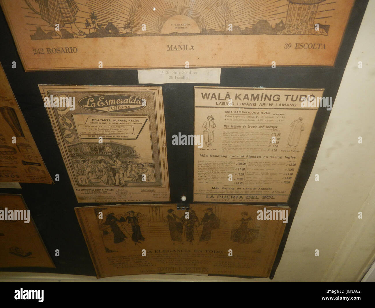 This is a view of the Escolta Museum Exhibit Hall, located in the ...
