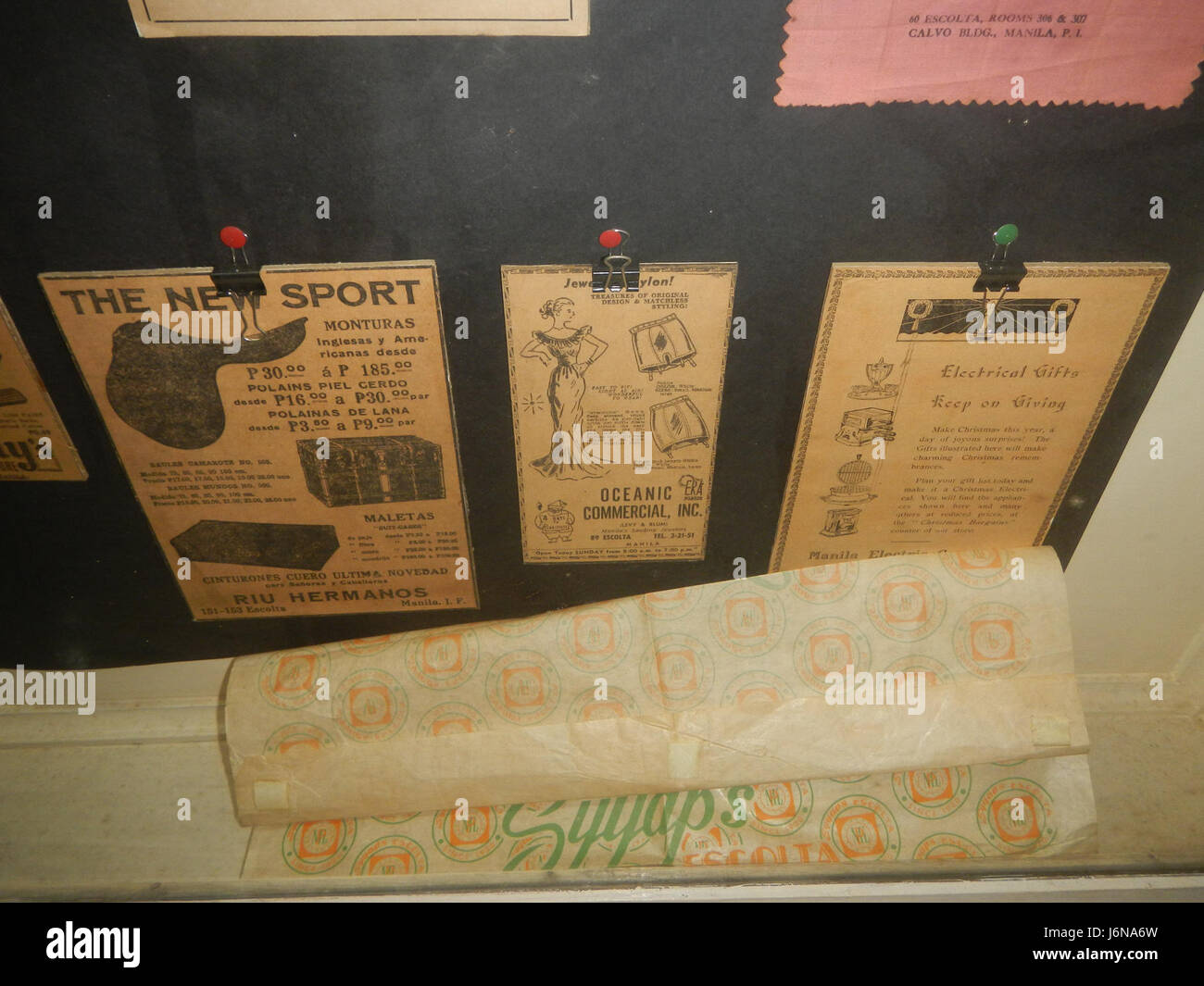 The Escolta Museum Exhibit Hall, located in the Edificio Calvo building ...