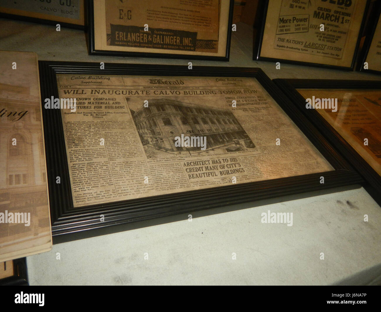 This title likely refers to a museum exhibit in the Escolta district of ...