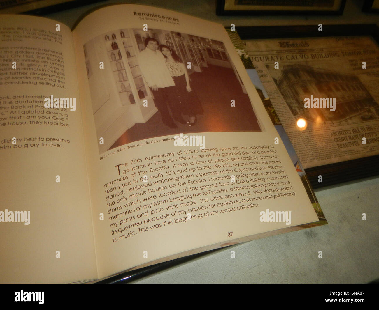 The Escolta Museum Exhibit Hall, located in the Edificio Calvo building ...