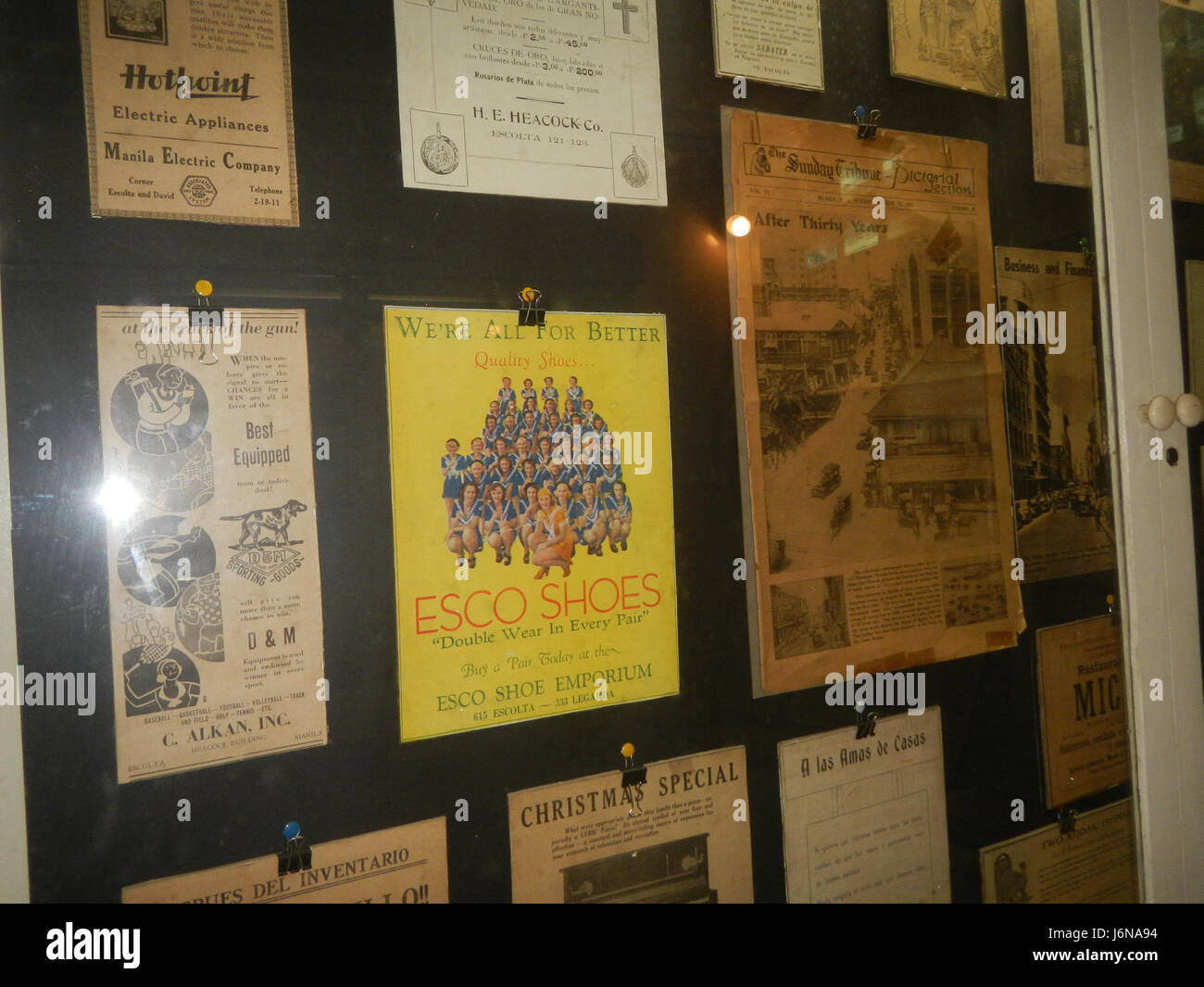 A photograph of the Escolta Museum Exhibit Hall, located in the ...