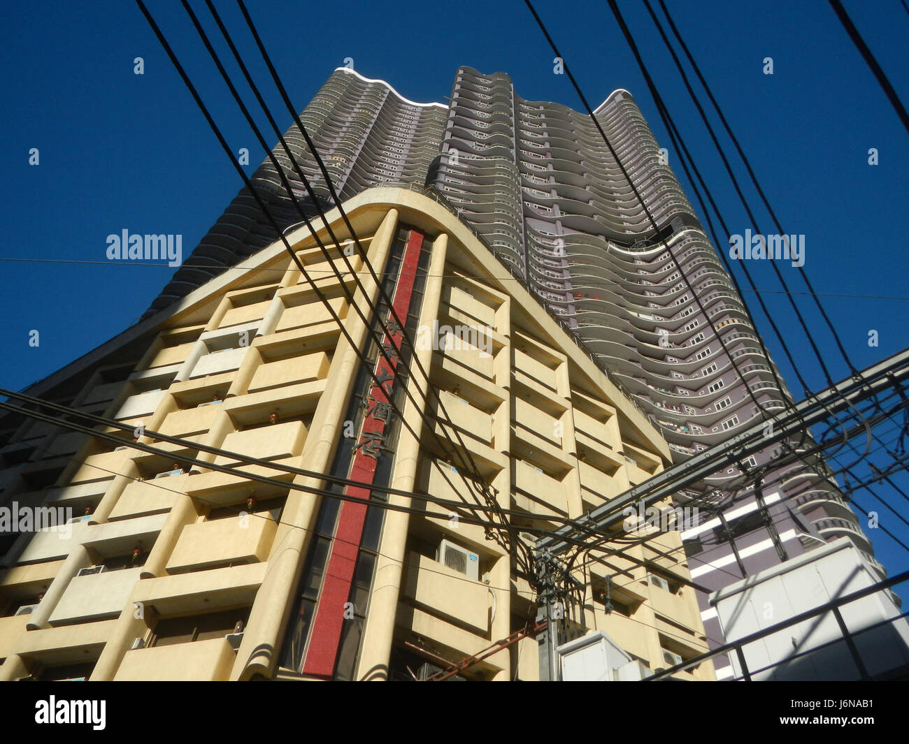 The Anchor Skysuites and Mandarin Square buildings, located in Santa ...