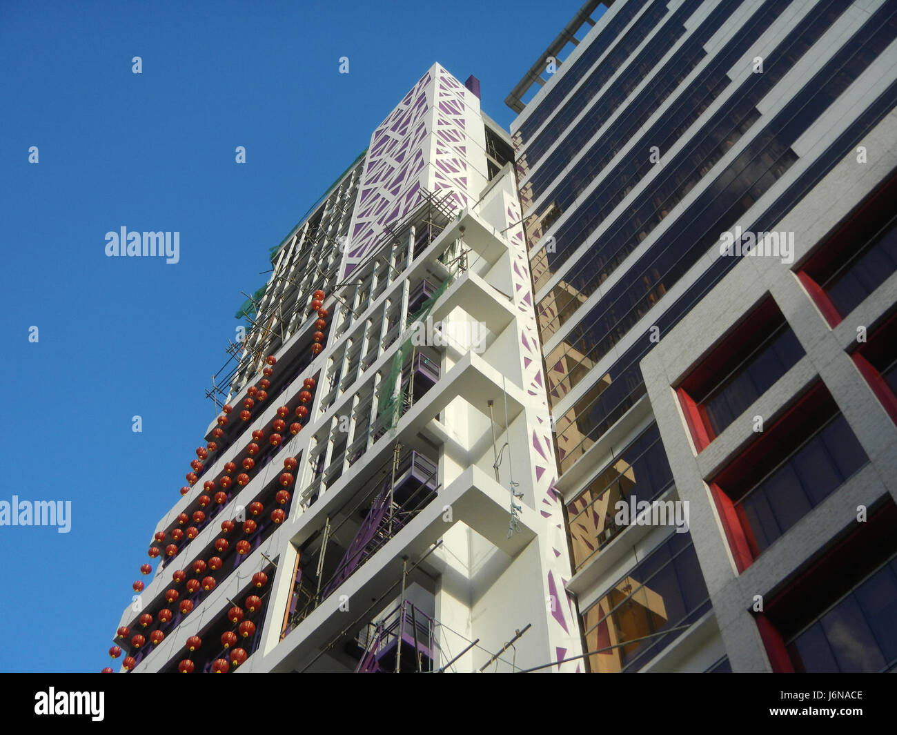 The Anchor Skysuites and Mandarin Square are prominent buildings ...