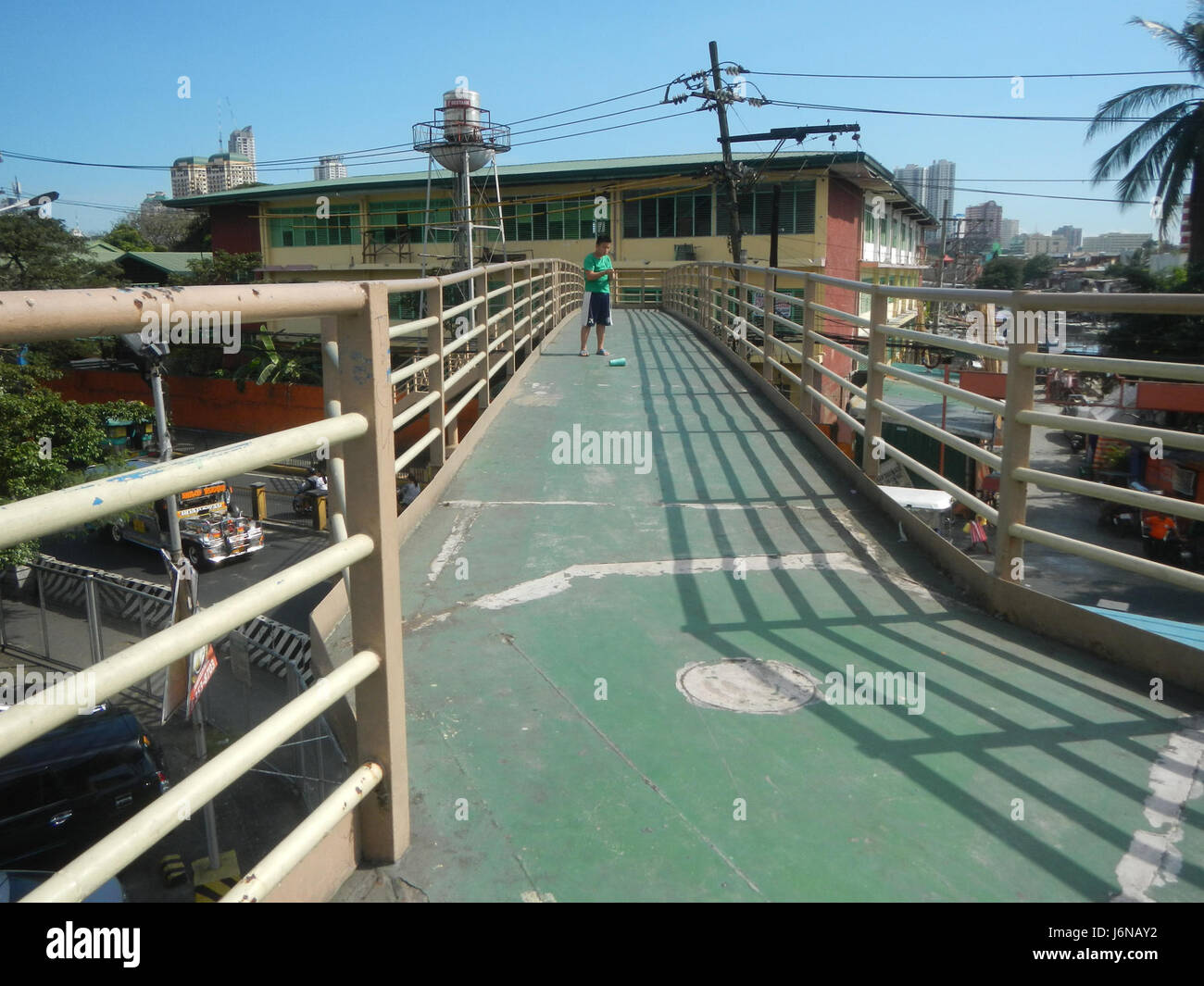 The pedestrian footbridge in Pritil connects key areas near Immaculate ...