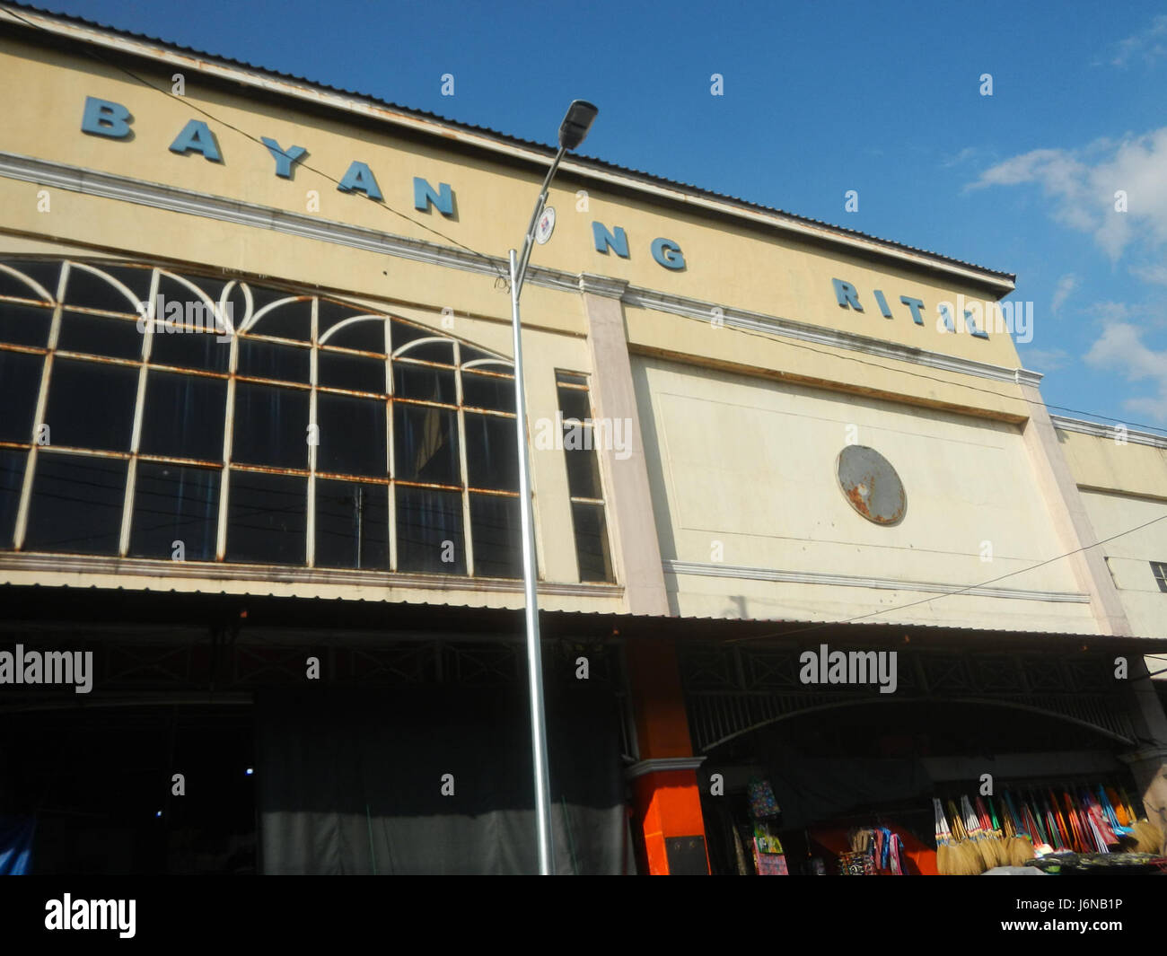 The image shows New Pritil Public Market located on Juan Luna and ...