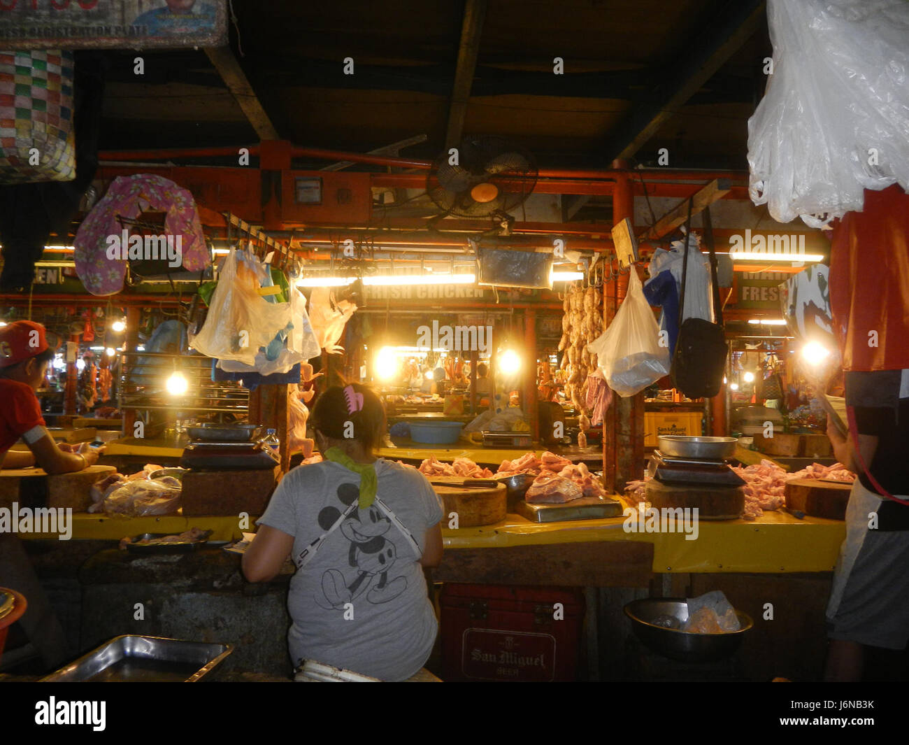 This photograph captures the New Pritil Public Market in Tondo, Manila ...