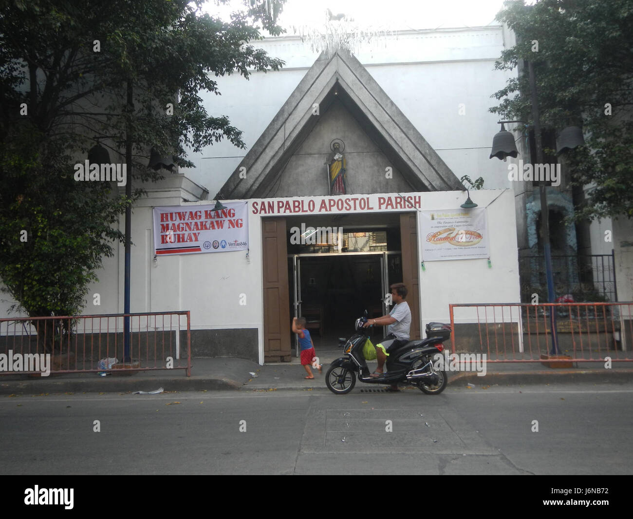 A detailed description of the San Pablo Apostol Parish Church located ...