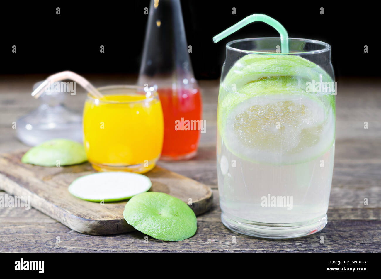 Tasty refreshing drinks for hot summer Stock Photo - Alamy