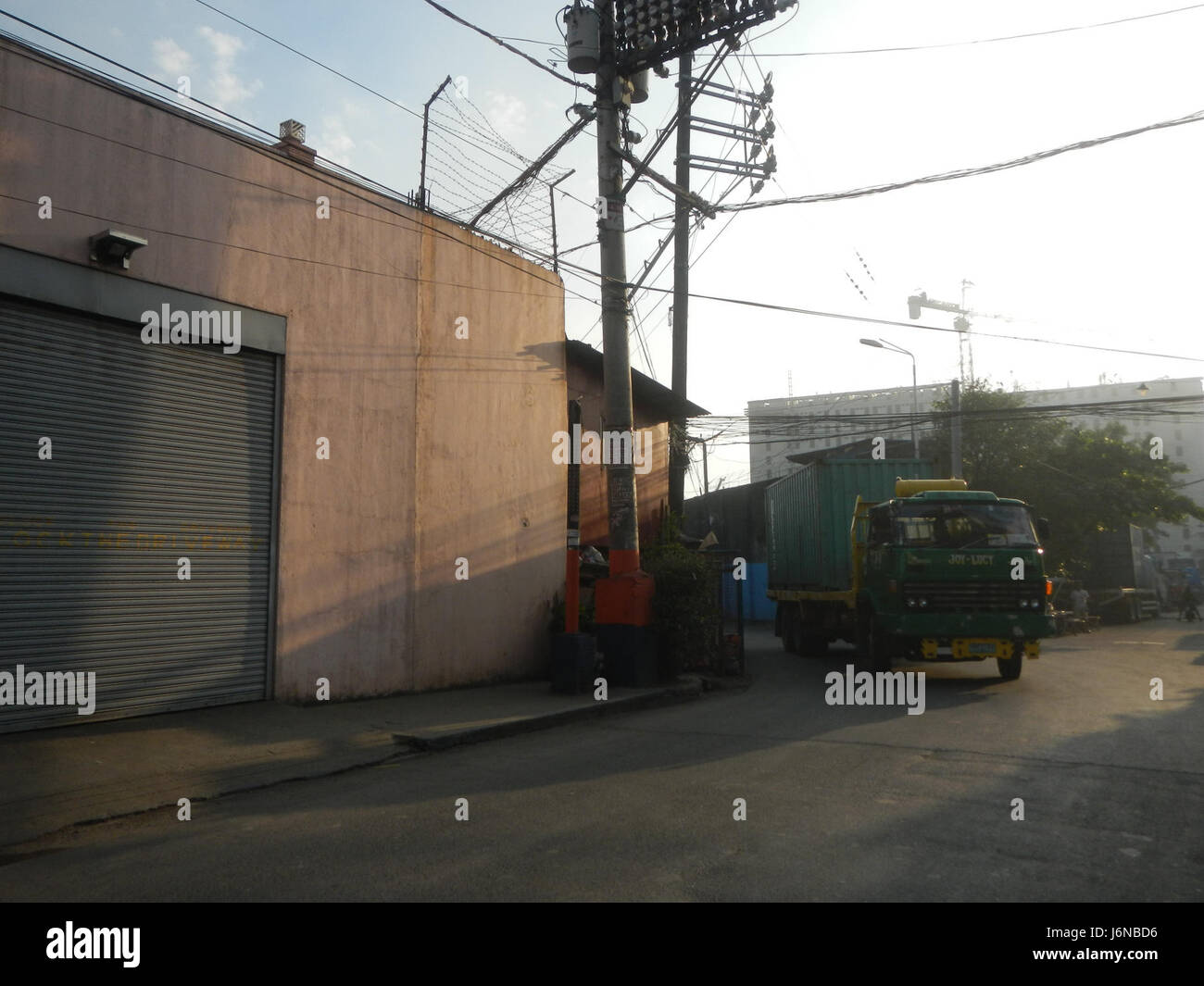 A photograph showing the Barangays near Velasquez Bridge in Tondo ...