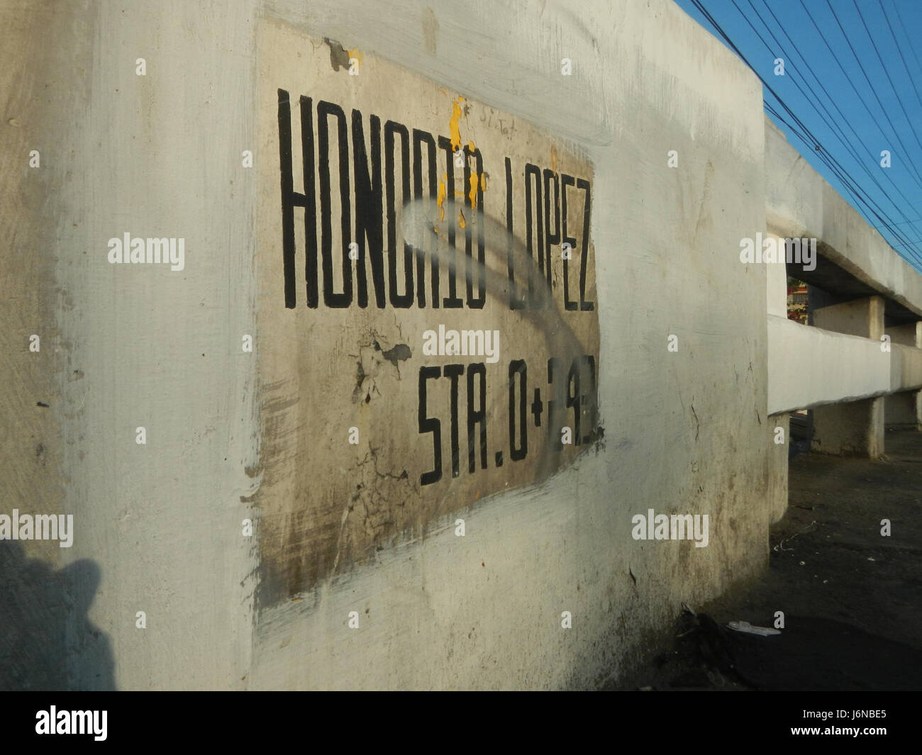 The '09227 Honorio Lopez Bridge' is a major bridge in Manila ...