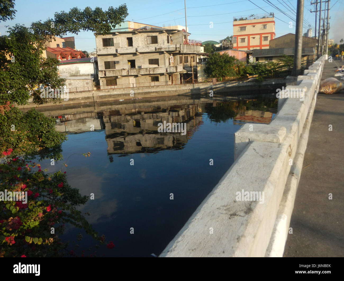 The Honorio Lopez Bridge connects Infanta, Barangays Estero, and Vitas ...