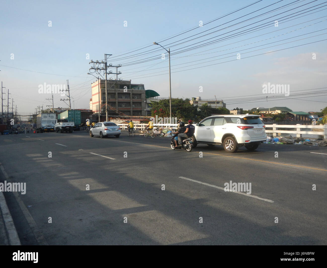 Honorio Lopez Bridge, located in the Tondo district of Manila, connects ...