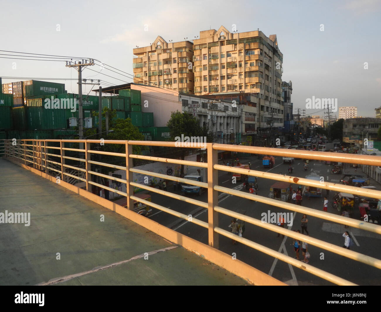 This pedestrian footbridge connects key areas in Tondo, Manila ...
