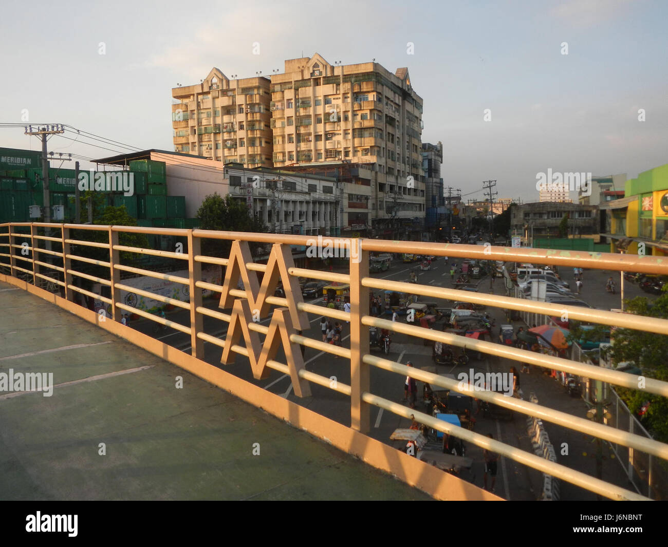 This pedestrian footbridge connects key areas in Tondo, Manila ...