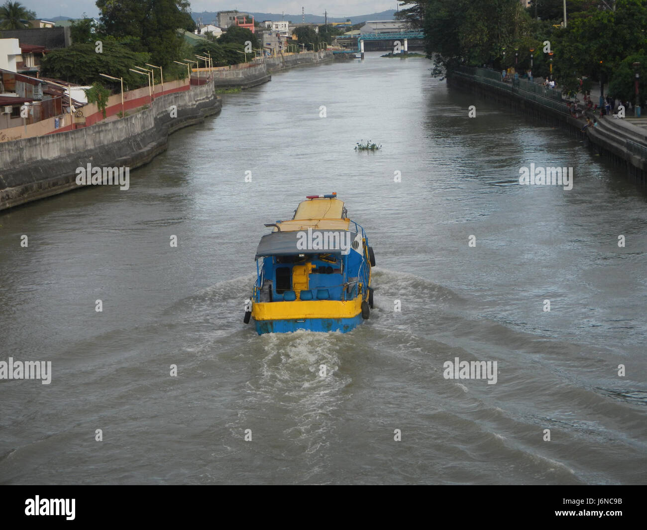 An image documenting flood control efforts in Pasig City, Philippines ...
