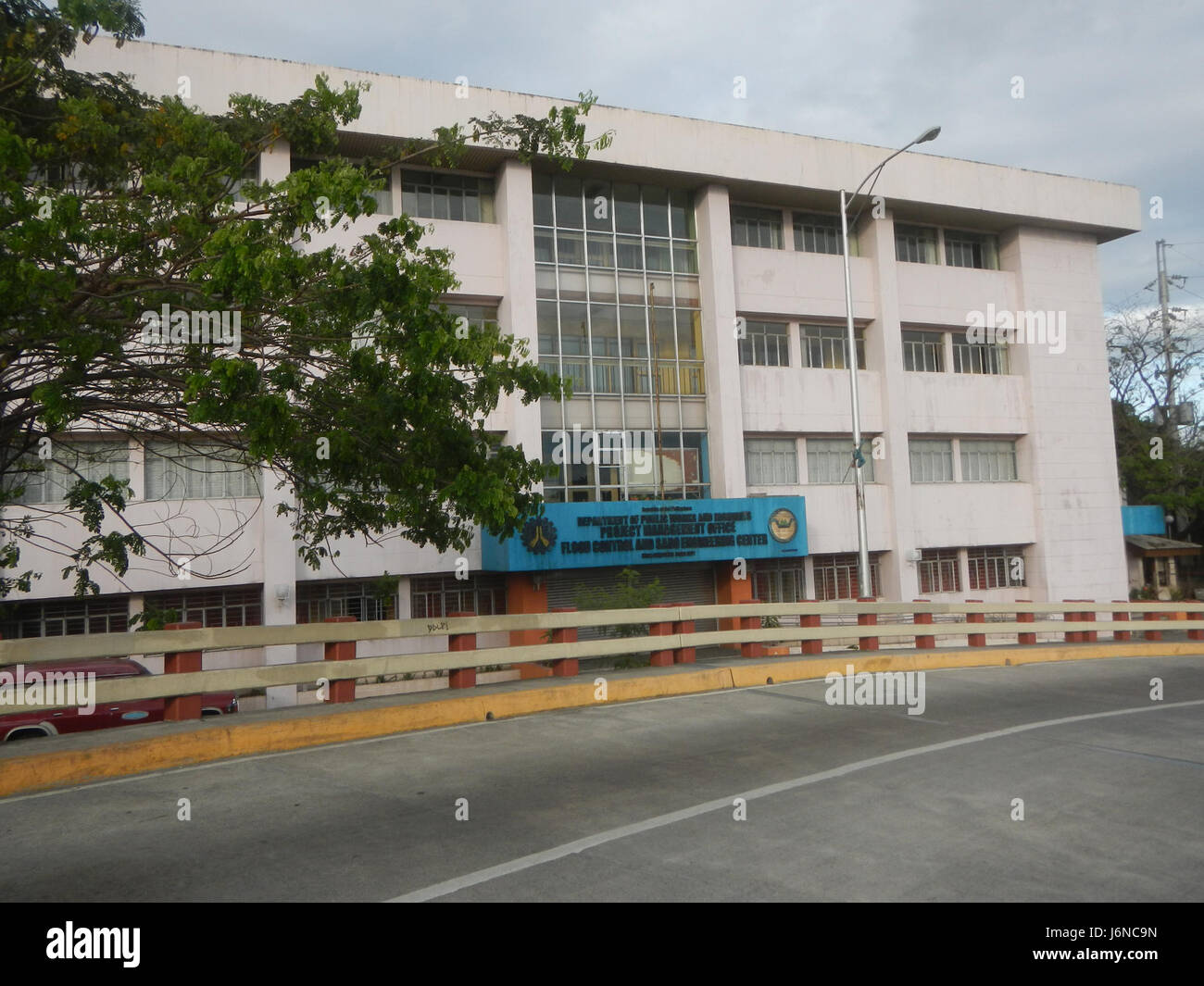 This image shows the flood control infrastructure at Sumilang Buting ...