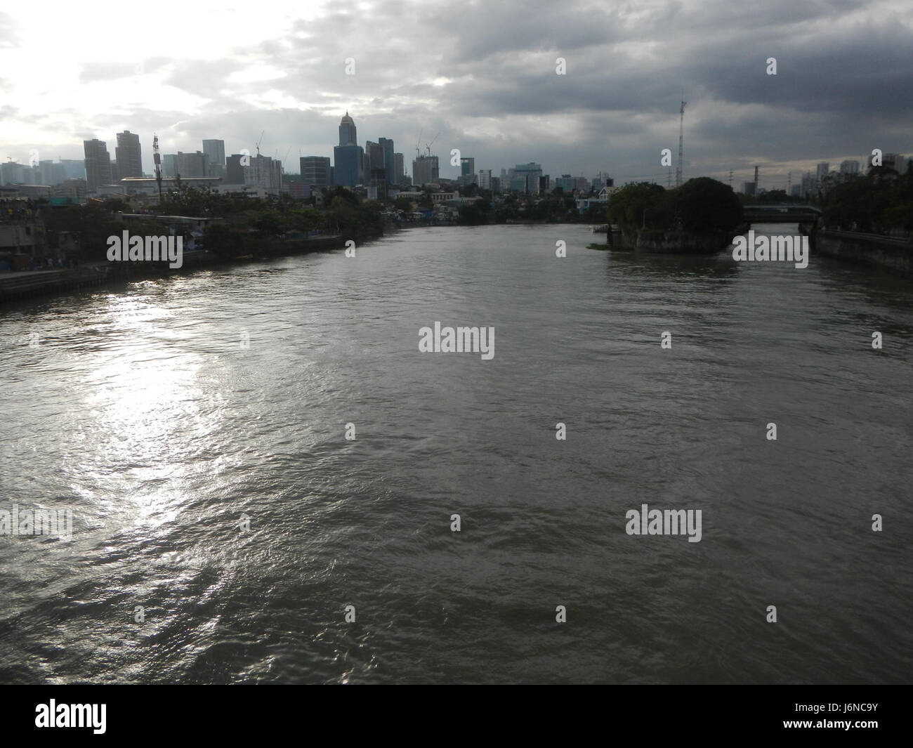 The SABO Flood Control Project near Sumilang Buting Bridge in Pasig ...