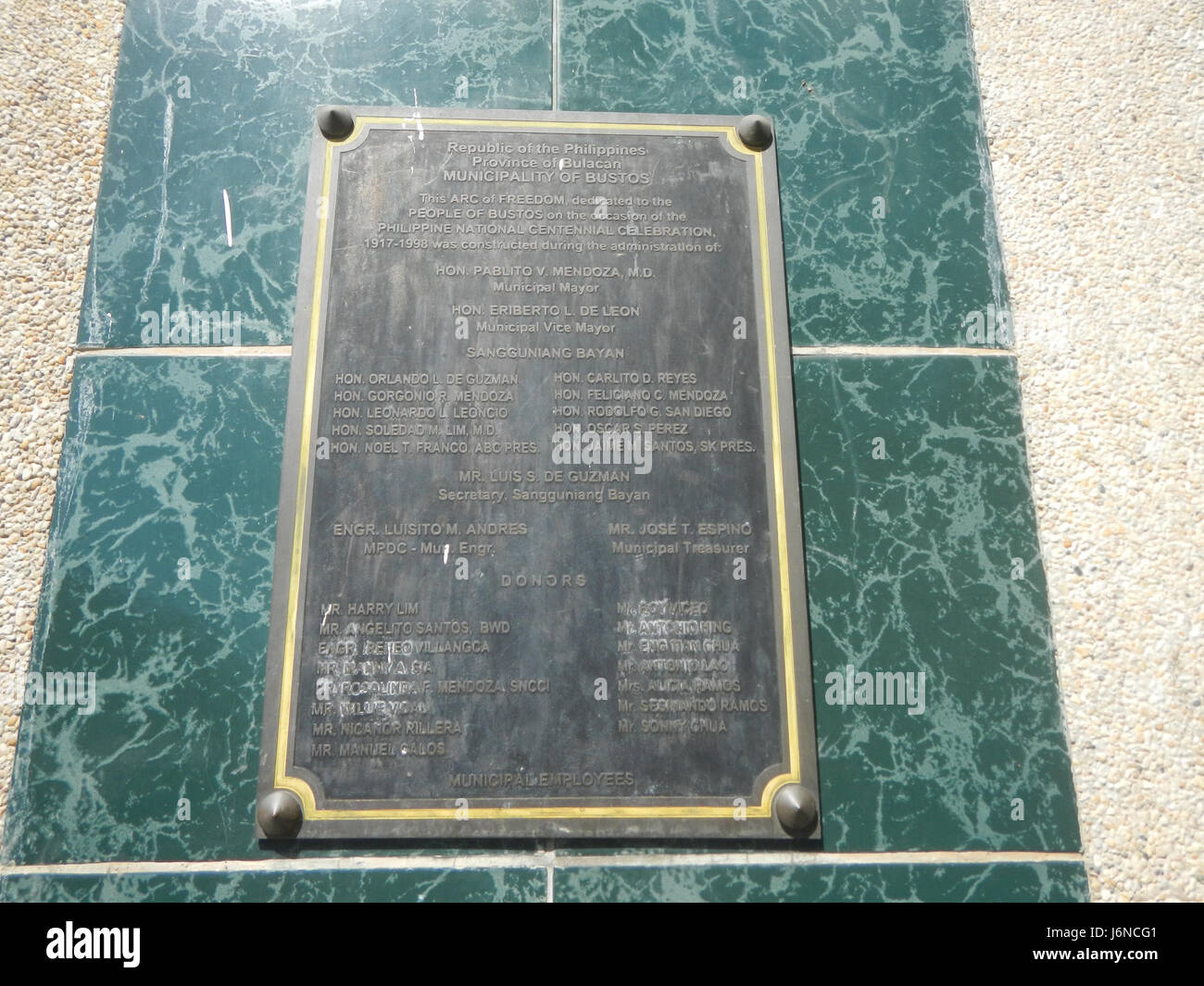 This image refers to the municipal hall complex in Bustos, Bulacan ...