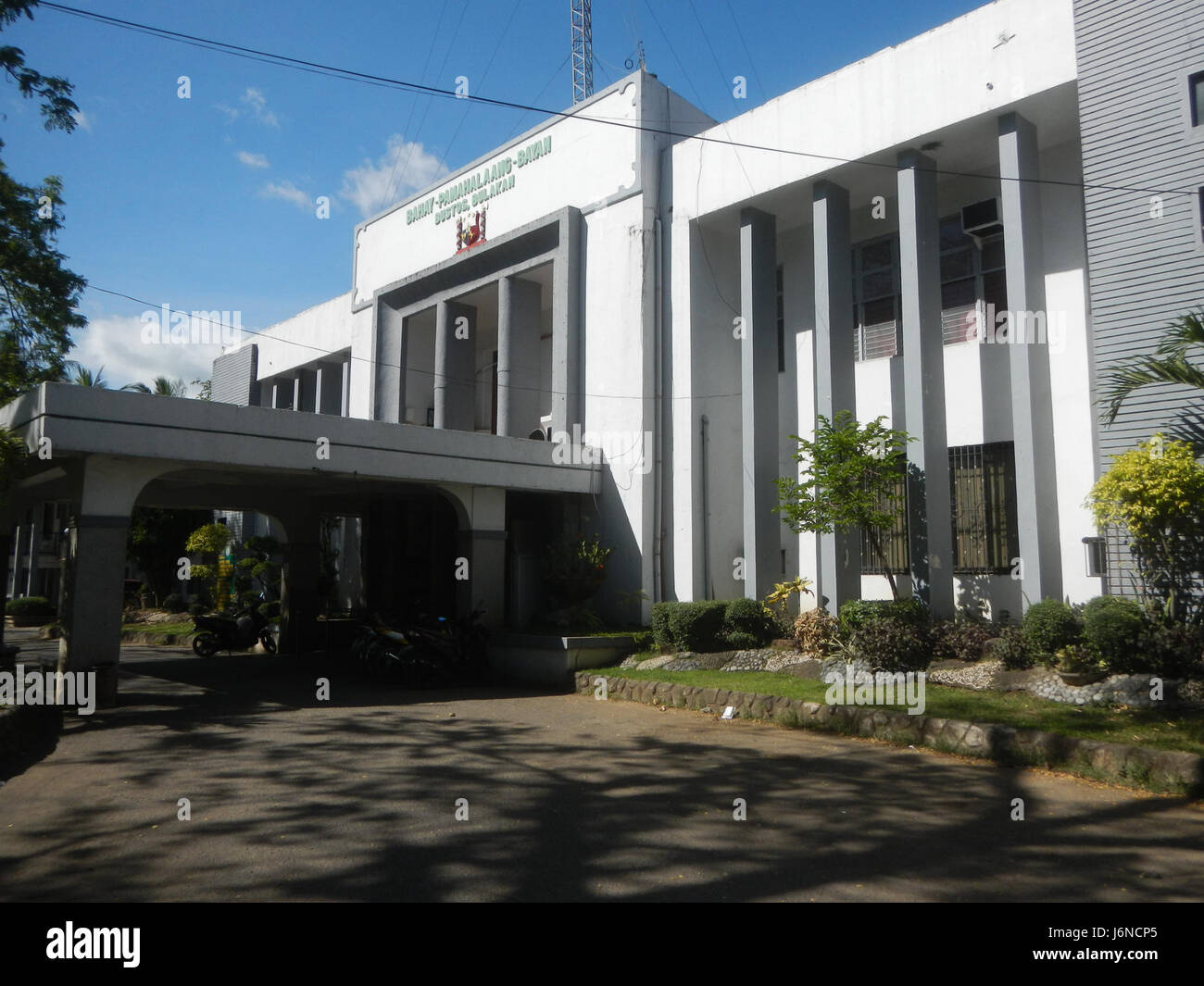 The image shows the Bustos Sentenaryo Municipal Hall Complex in Bulacan ...