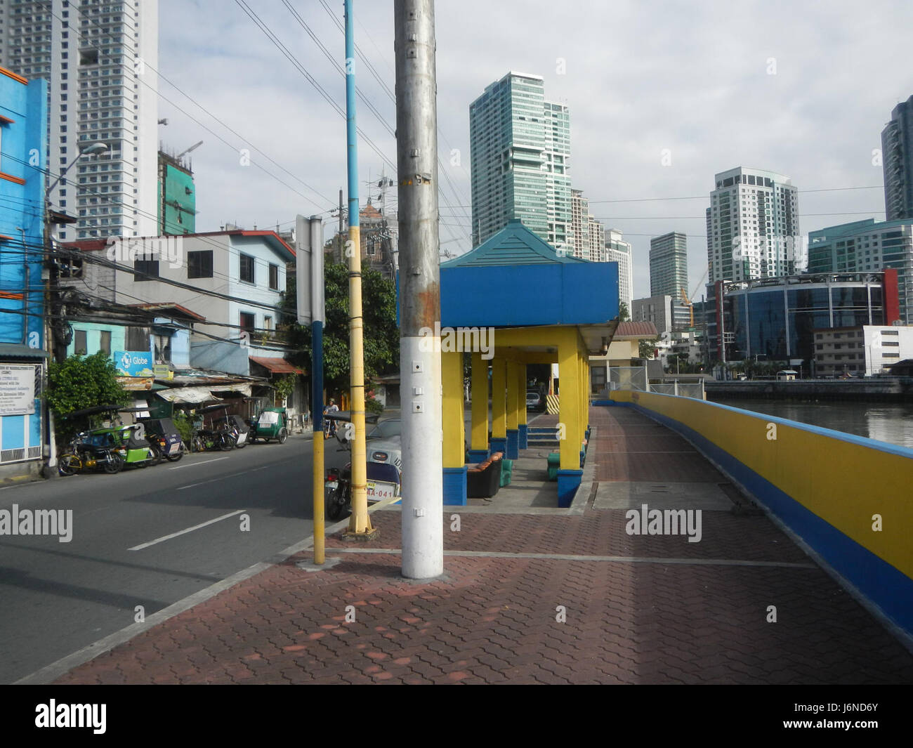 This image represents the Barangay Hulo area along the Pasig River ...