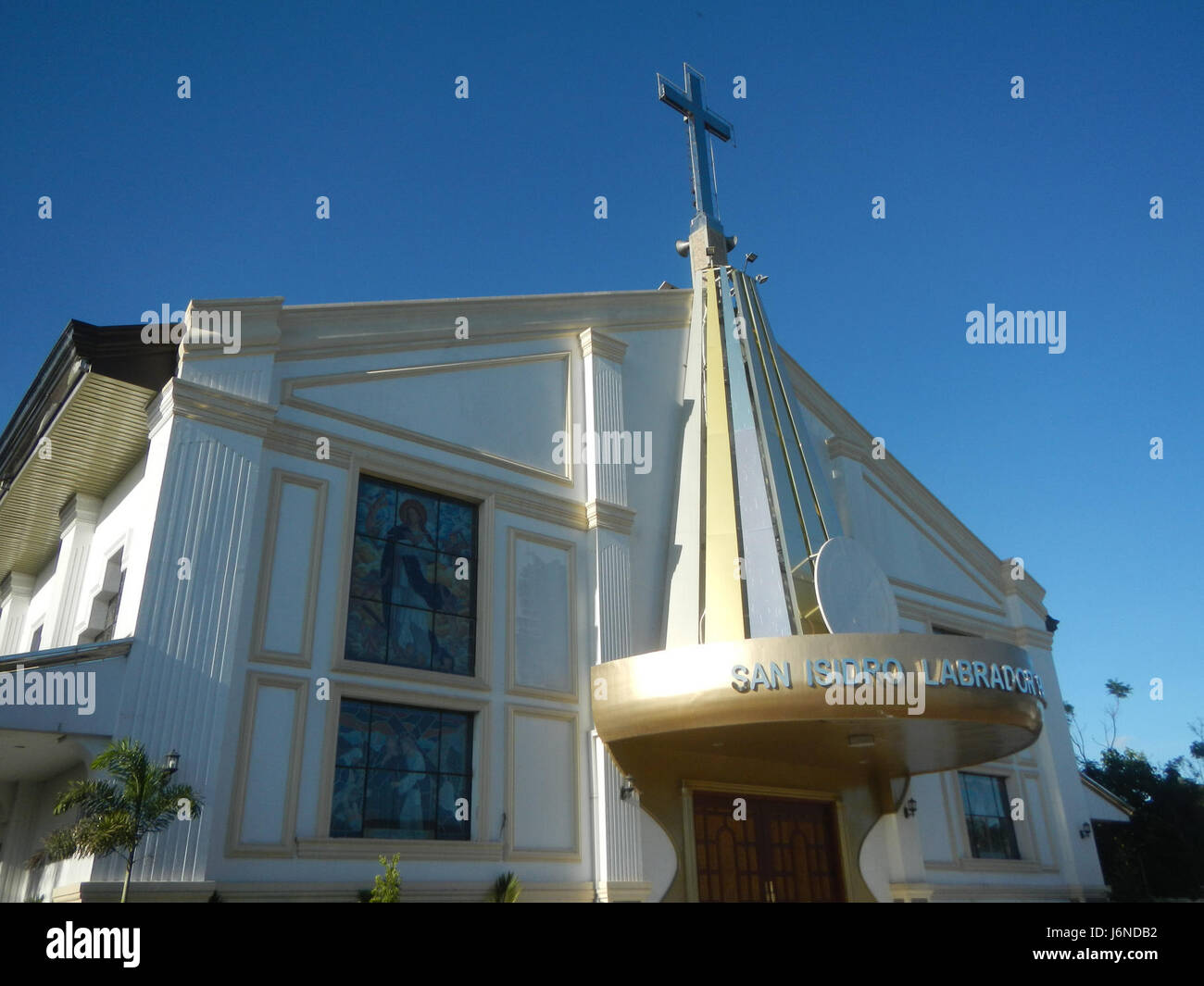 San Isidro Labrador Parish Church, located in Liciada, Bustos, Bulacan ...