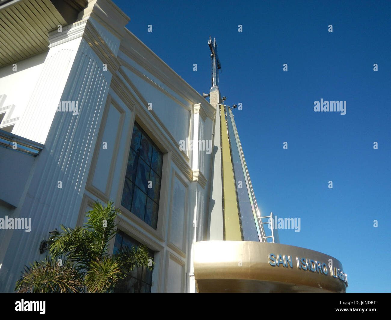 This image shows the San Isidro Labrador Parish Church located in ...