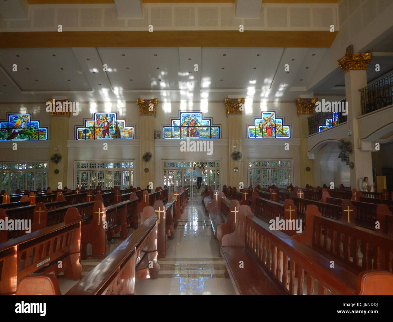 San Isidro Labrador Parish Church, located in Liciada, Bustos, Bulacan ...