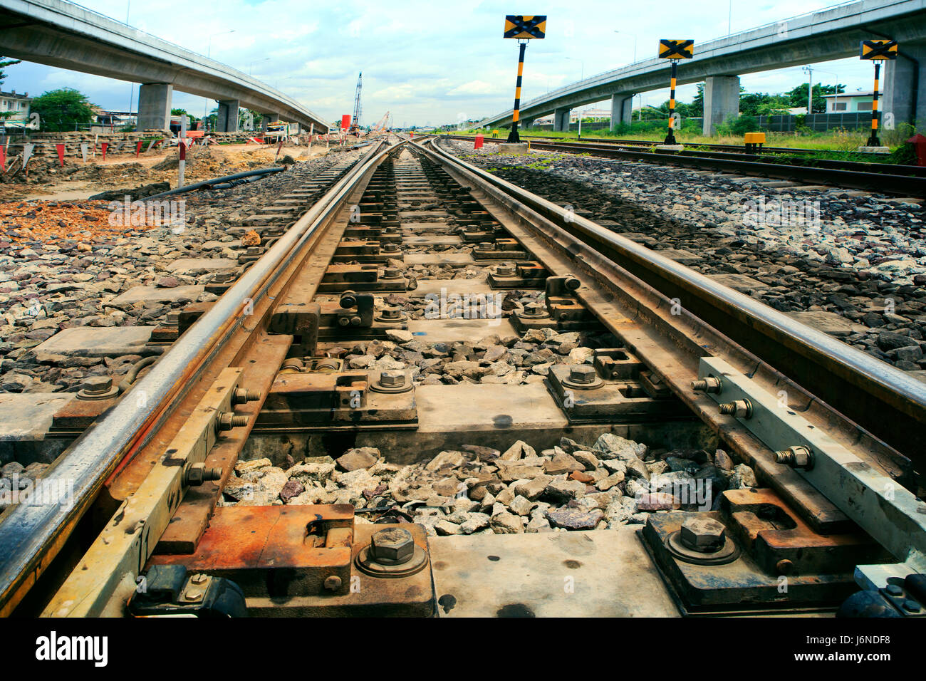 rail ways junction and construction use for land transporat industry ...