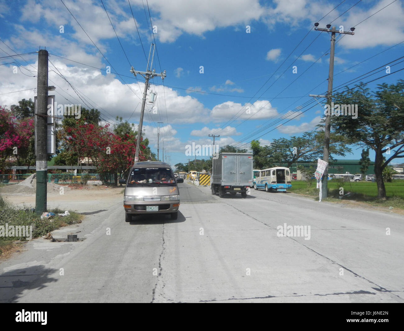 Provincial road 29 connecting multiple areas in Bulacan, Philippines ...