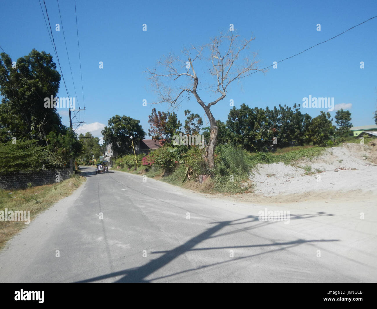 This photograph captures a construction project on the Poblacion San ...
