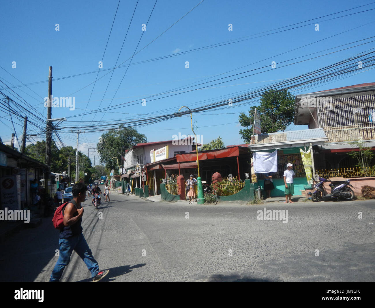 The construction in Poblacion San Roque, Pandi, Bulacan, focuses on ...
