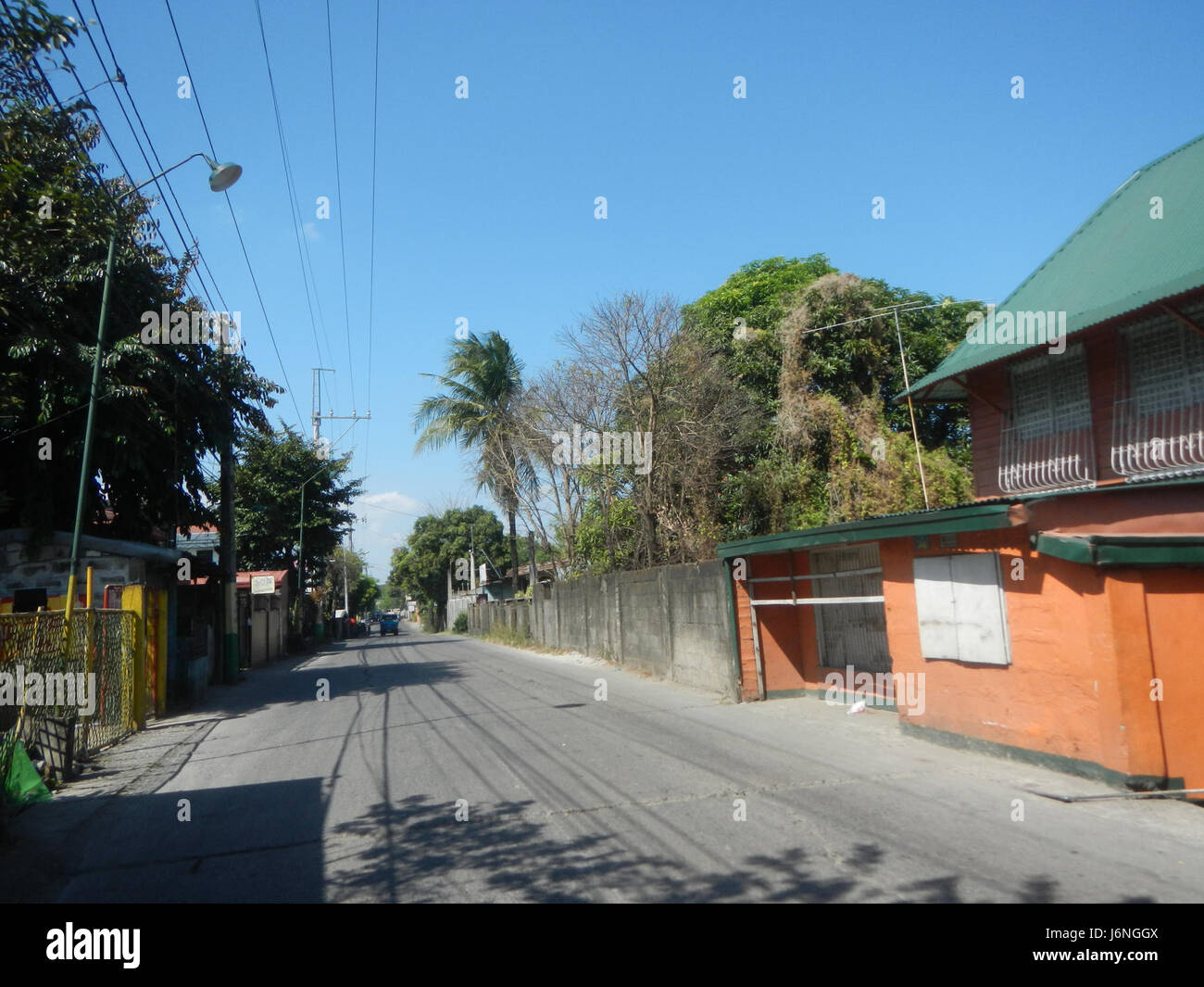 This image depicts the Poblacion San Roque area in Pandi, Bulacan ...