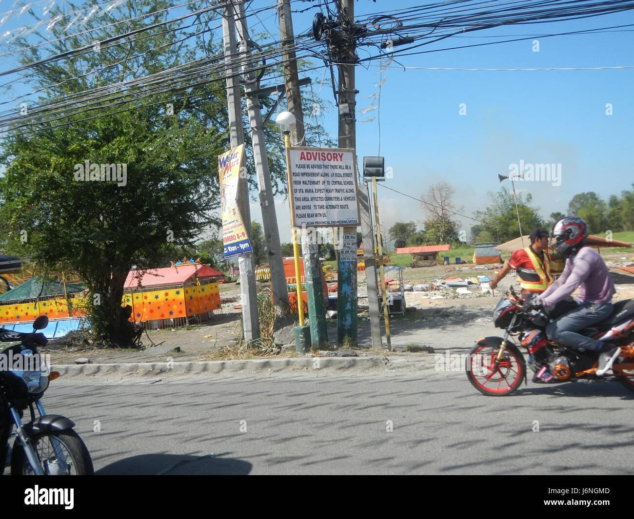 06594 Santa Clara Santa Maria Bulacan Jeep Terminal Road 13 Stock Photo ...